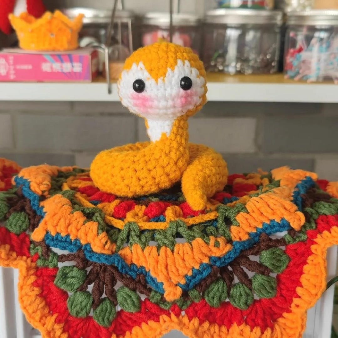 Snake Crochet Patterns, Handmade Crochet Patterns, Animal Crochet ...