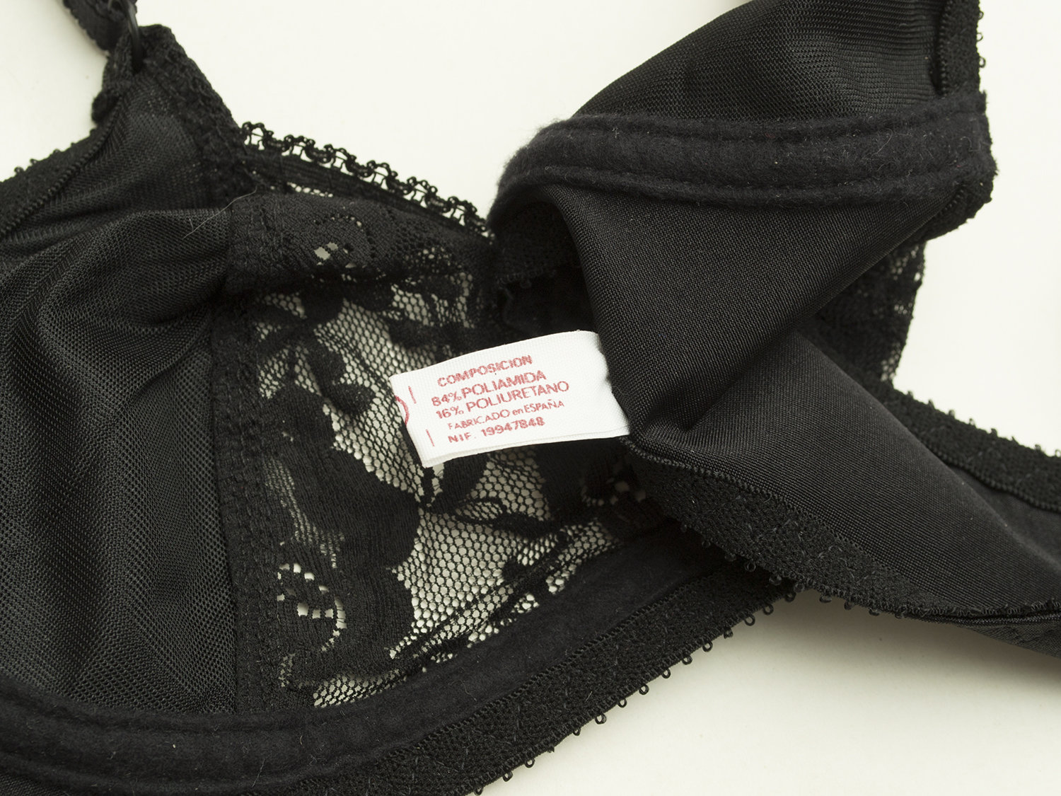 Black Bra Lace Dead Stock Vintage 90s - Etsy