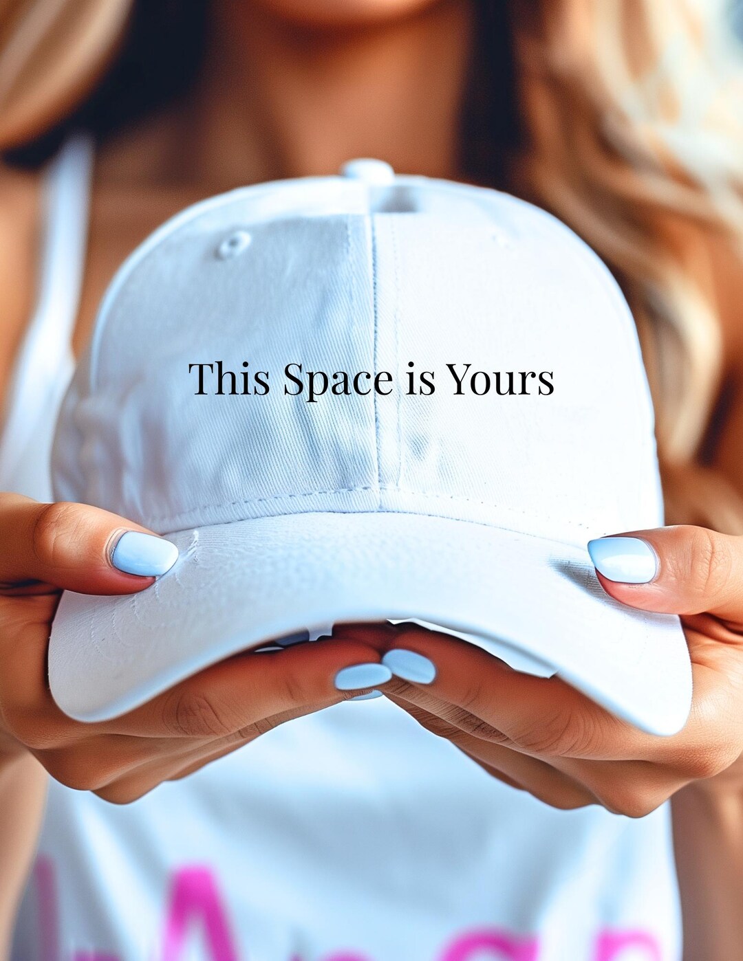 This Space is Yours Hat | Minimal Mental Health Embroidered Cap ...