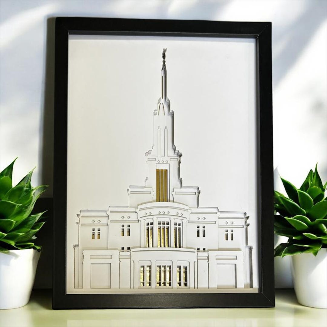 Payson Utah Temple Art | Pasyon Temple Art | Shadow Box Temples ...
