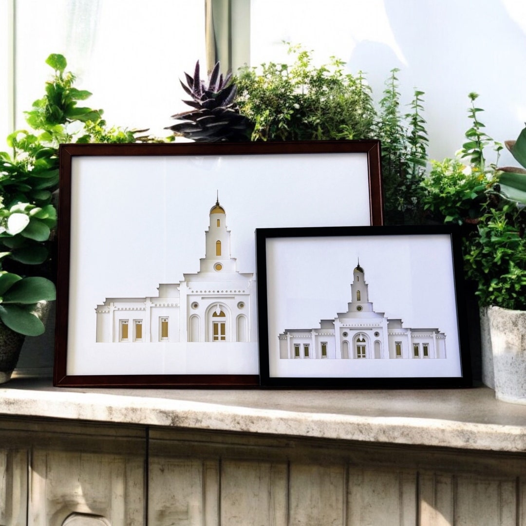 Wedding Temple Art | Shadow Box Temples | Minimalist Design Temple ...
