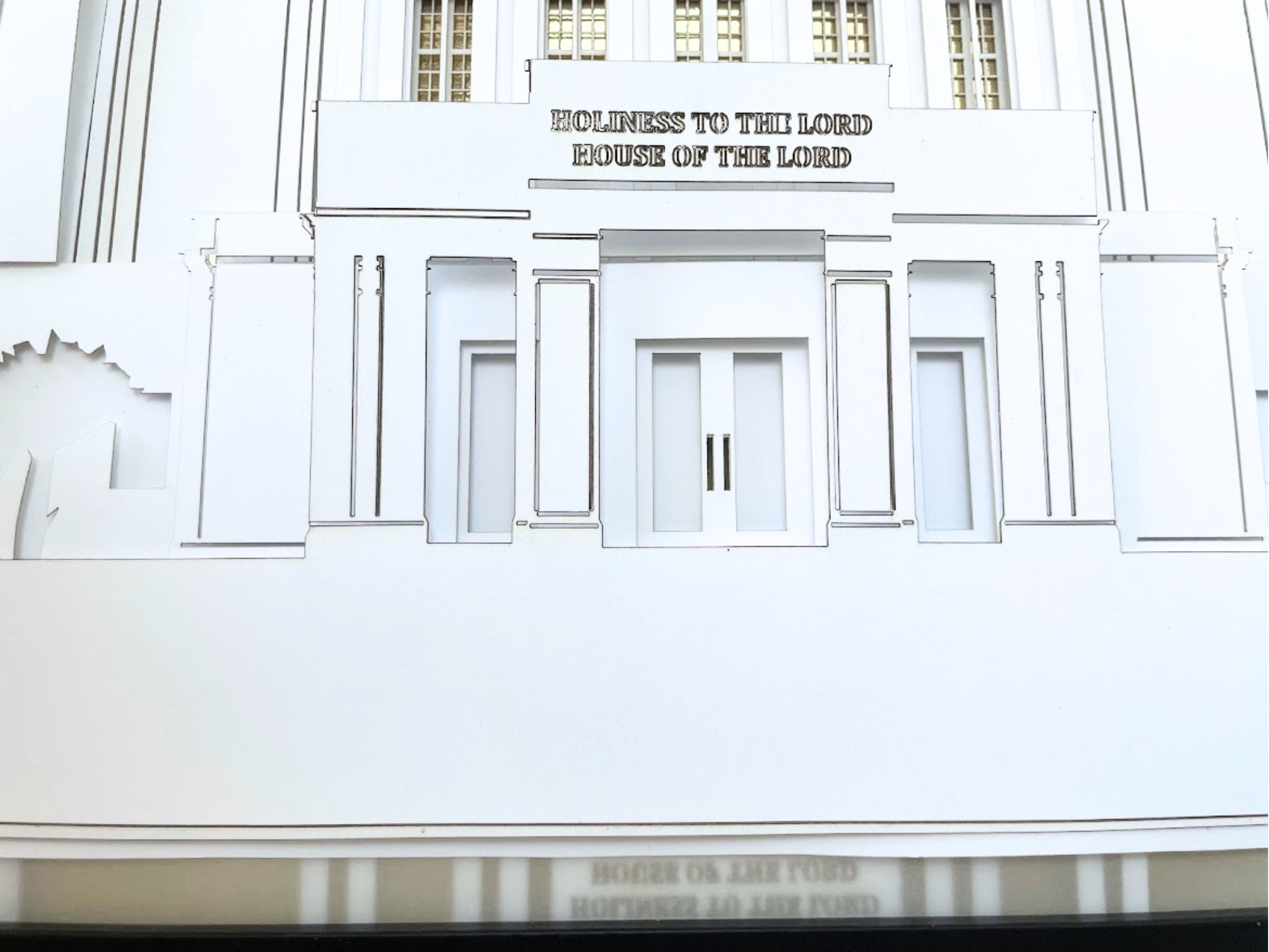 Mesa Temple Art | Laser Cut Temple | Paper Cut Mesa AZ Temple | Unique ...