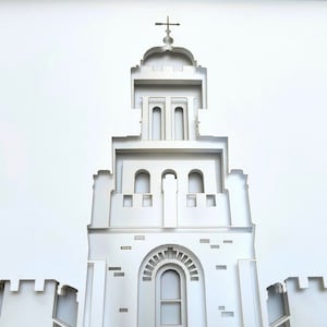 Logan Temple Art | Laser Cut Temple | Paper Cut Logan, UT Temple ...