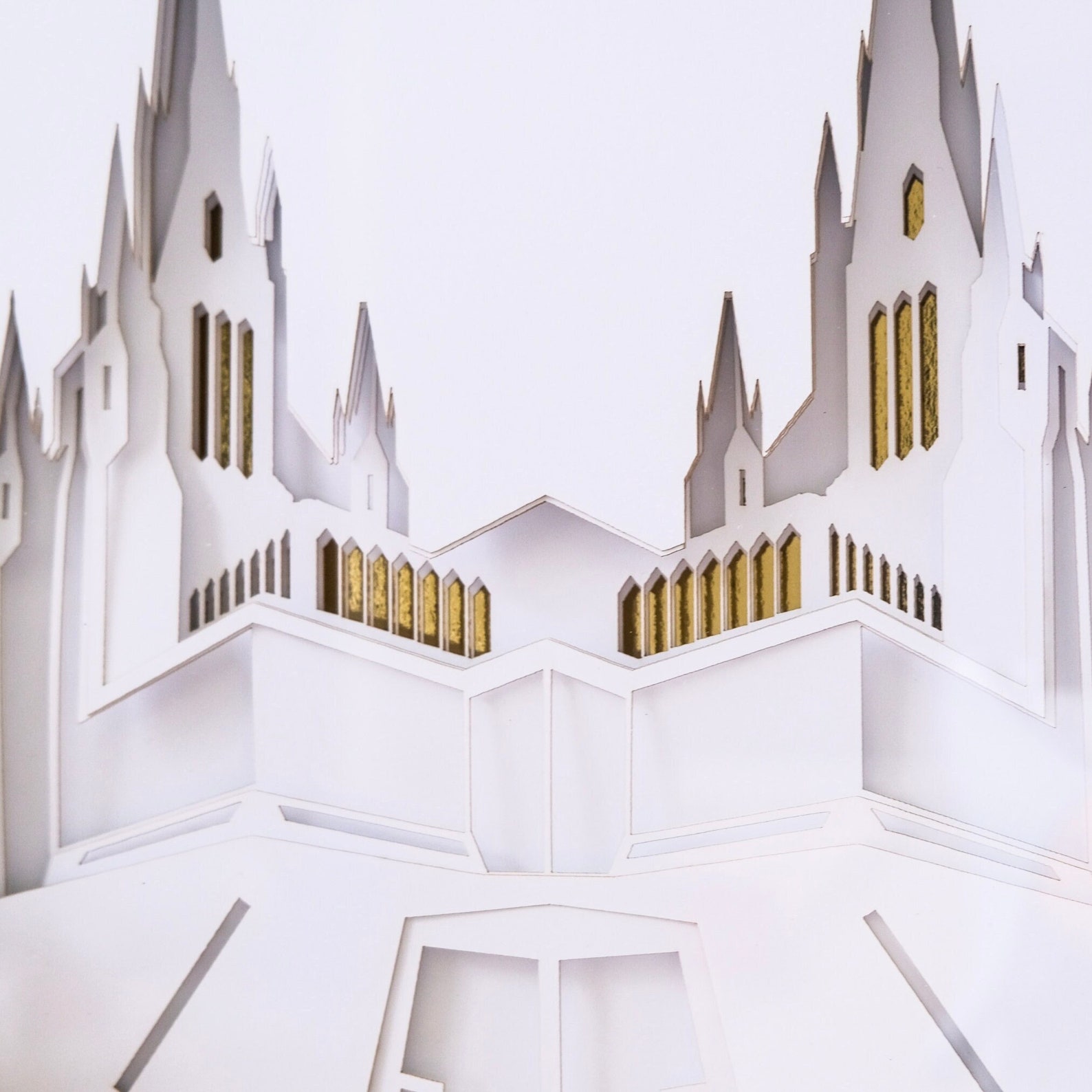 Wedding Temple Art | Shadow Box Temples | Minimalist Design Temple ...