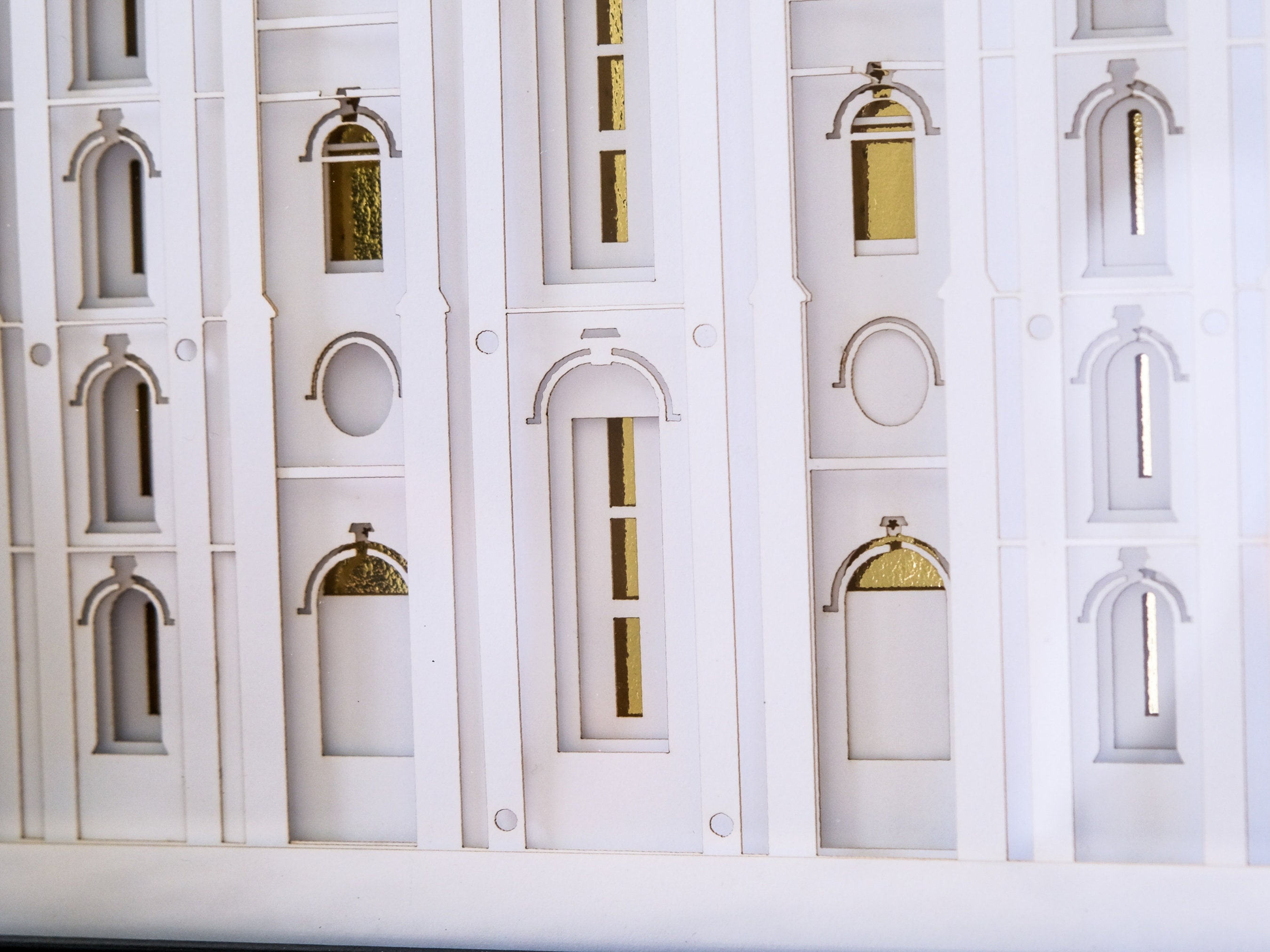 SLC Temple Art, Three Dimensional Paper Rendering of Salt Lake City, UT ...