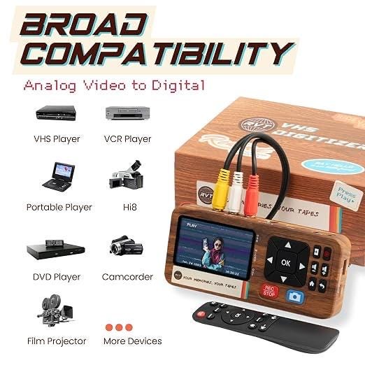 VHS Digitizer 3.0 RVT | Video Converter VHS to Mp4 - Etsy