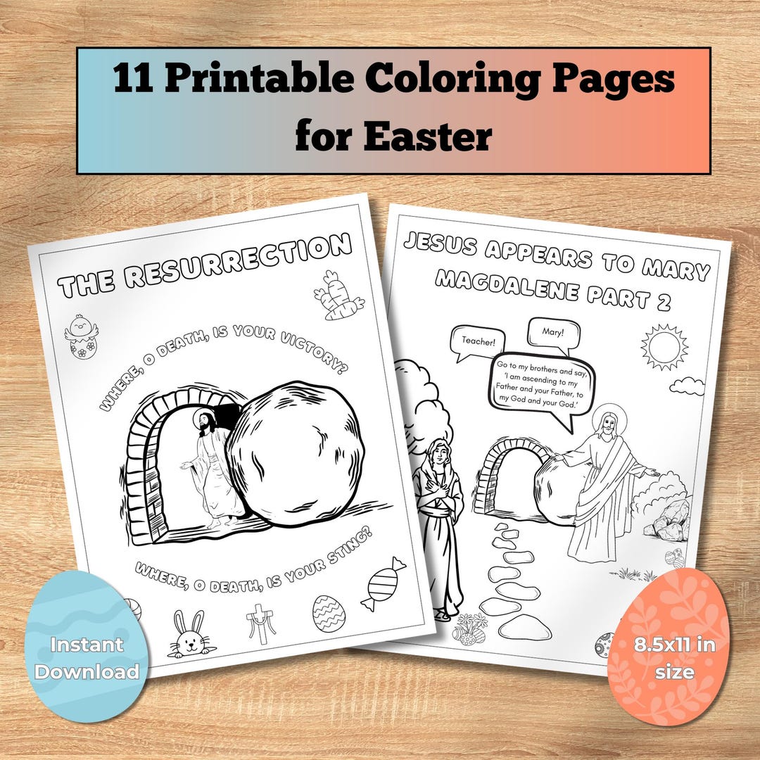Easter Coloring Pages for Kids | Easter Activity for Kids | Sunday ...