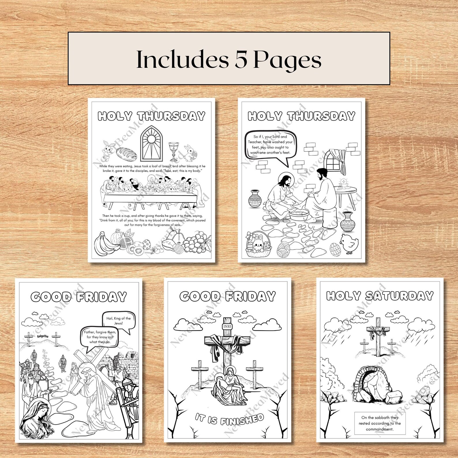 Holy Week Coloring Pages for Kids | Easter Triduum Coloring Pages ...