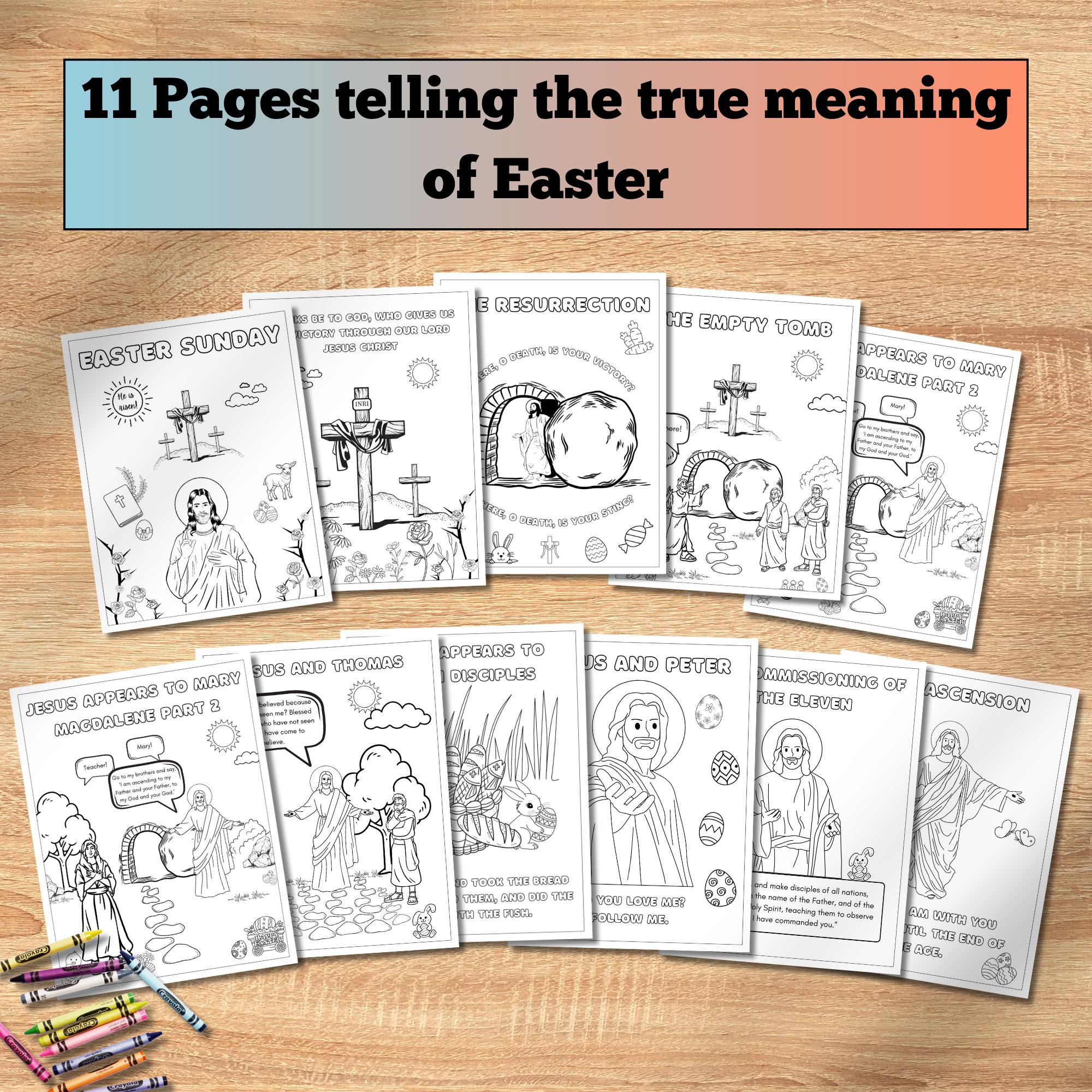 Easter Coloring Pages for Kids | Easter Activity for Kids | Sunday ...