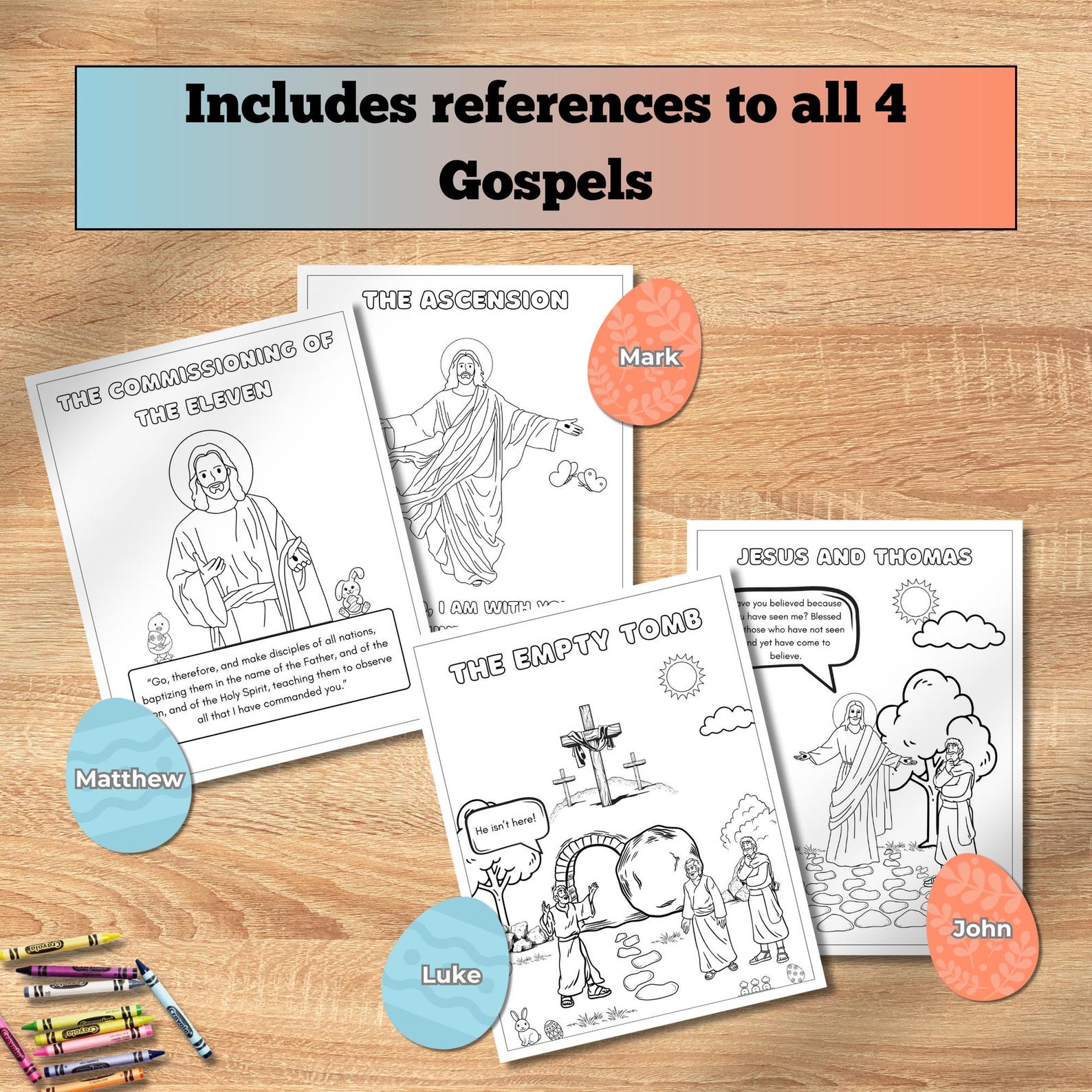 Easter Coloring Pages for Kids | Easter Activity for Kids | Sunday ...
