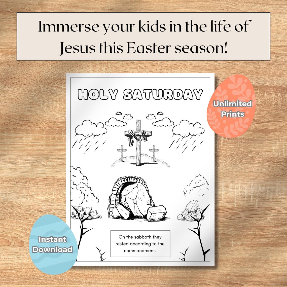 Holy Week Coloring Pages for Kids | Easter Triduum Coloring Pages ...