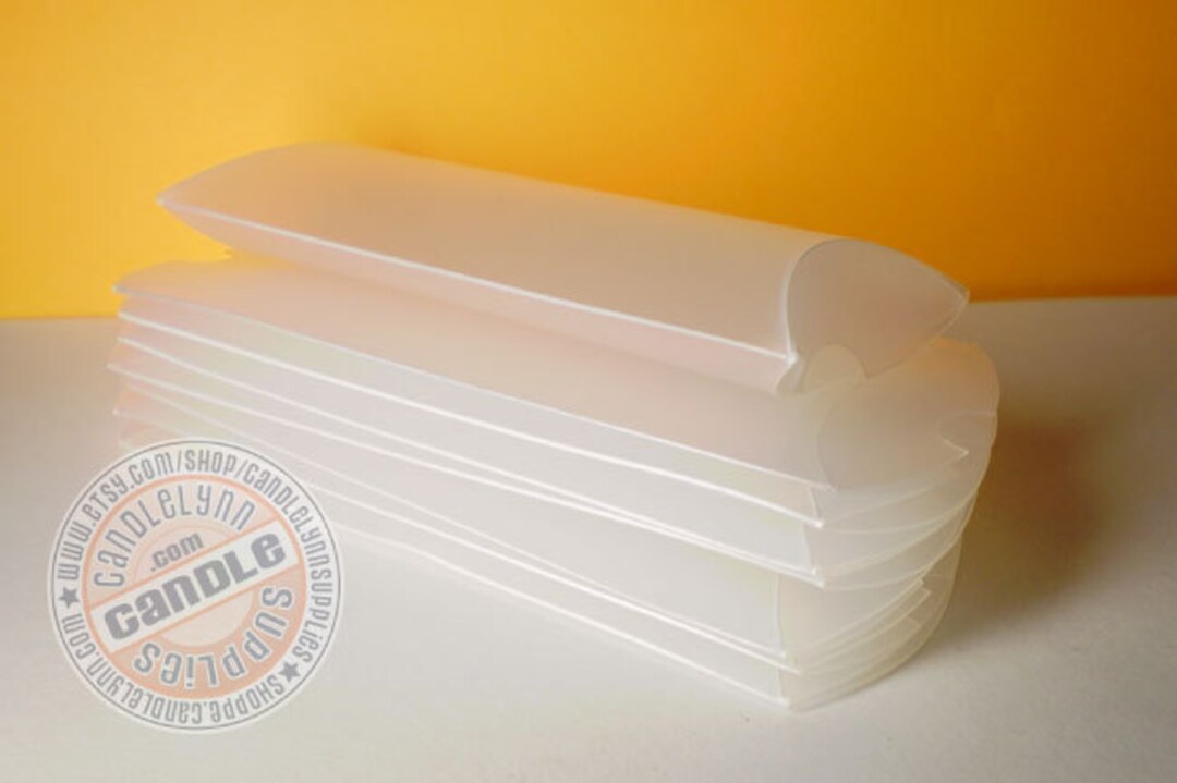 20 Frosted Plastic Pillow Boxes 4 X 2-1/4 X 7/8 - Etsy