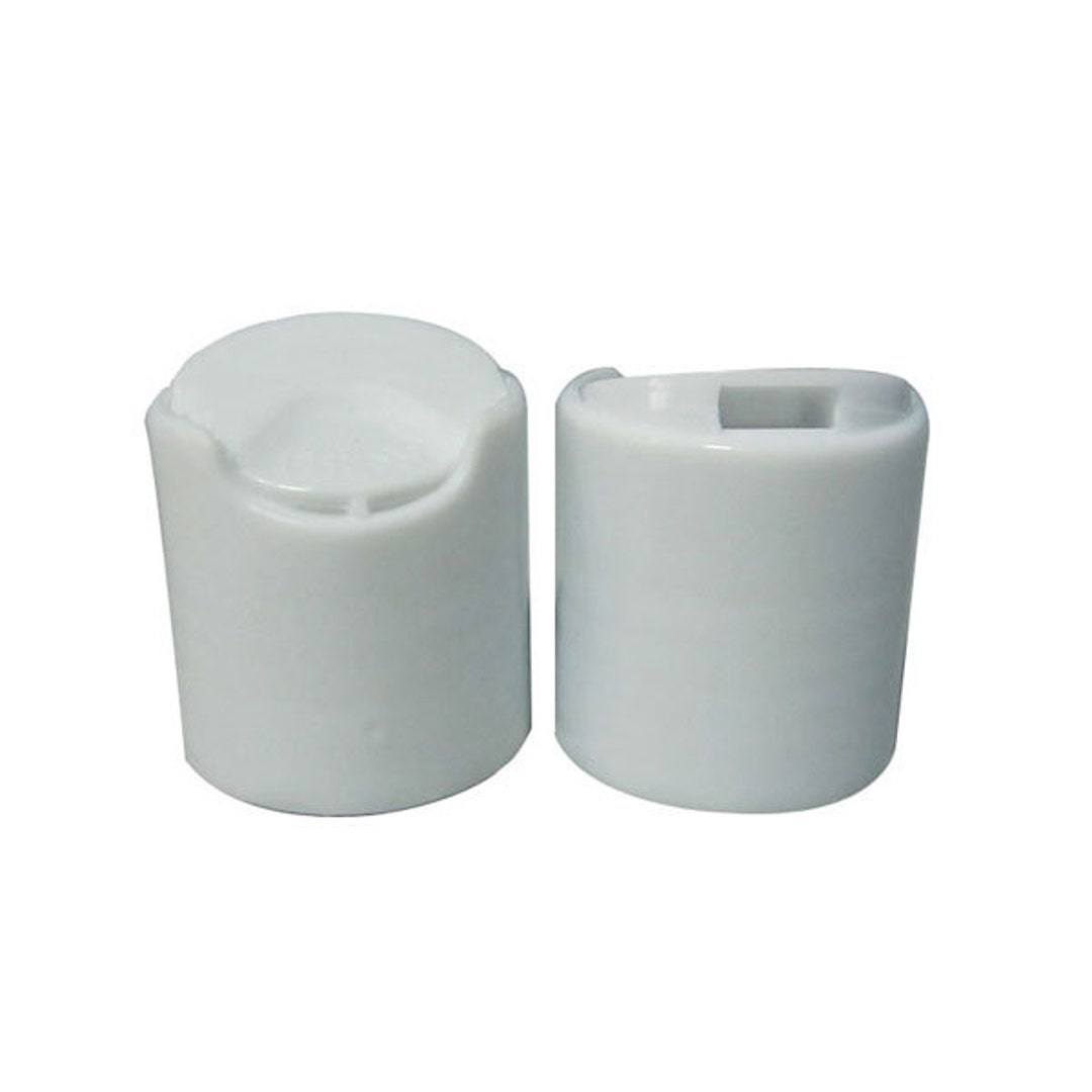 12 White Push Top Lids - 20/410 - Etsy
