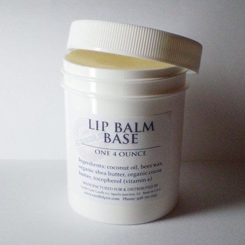 Natural Lip Balm or Lotion Bar Base 4 Oz Jar Made With - Etsy