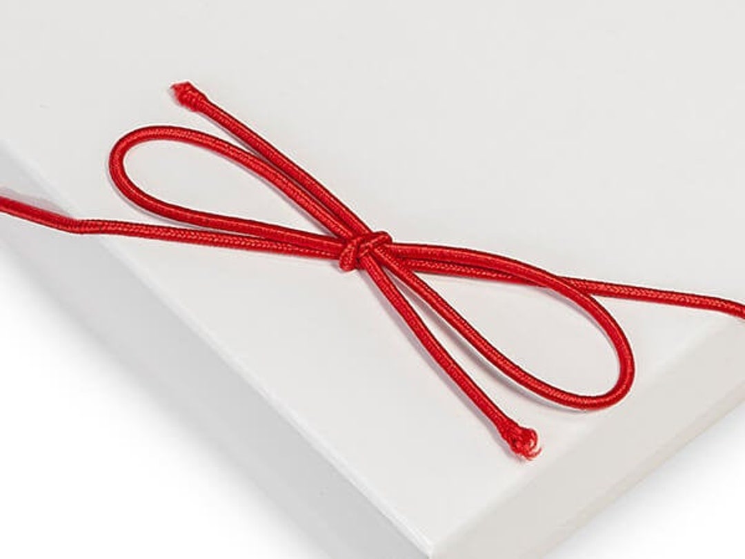 50 - 10" Matte Red Stretch Loops - Packaging - Gifts - Bow - Etsy