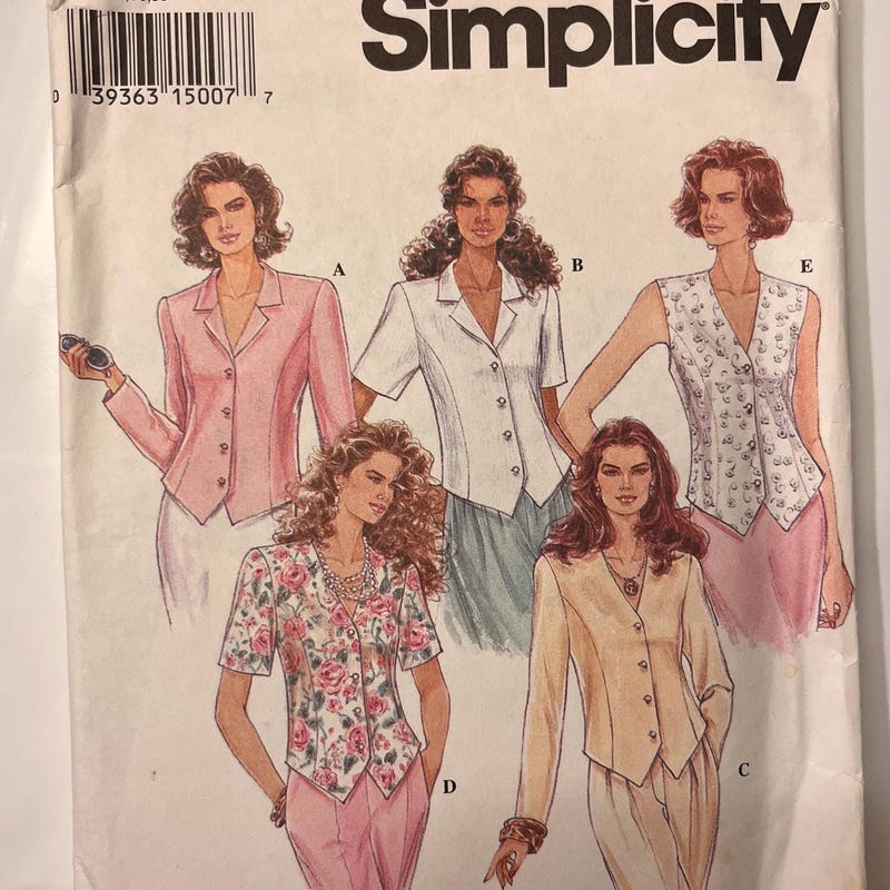 Vogue Vest Patterns - Etsy