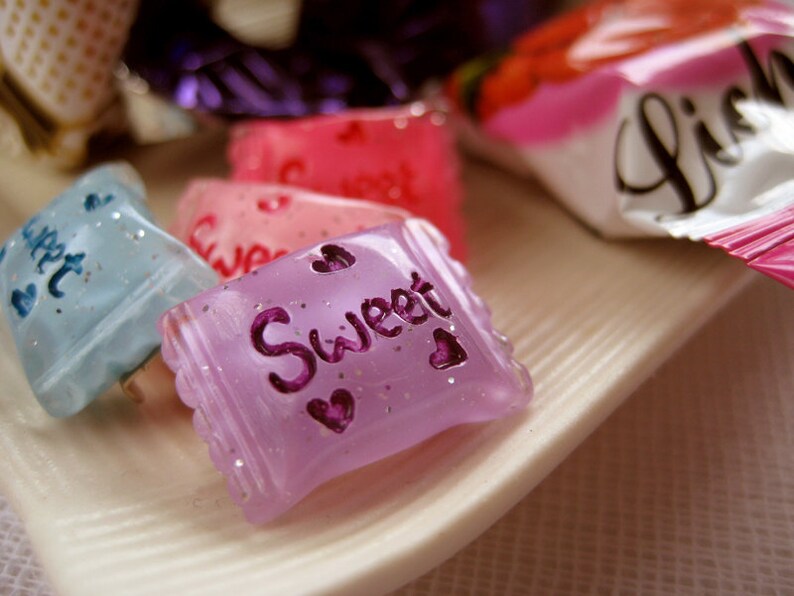 Small Puffy Candy Pin Brooch Candy Sweet in Light Pink - Etsy