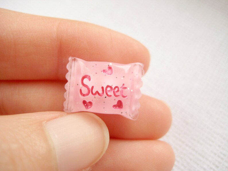 Small Puffy Candy Pin Brooch Candy Sweet in Light Pink - Etsy