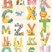 A-Z Animal Alphabet Clipart – Watercolor Pngs for Kids | Nursery Decor ...