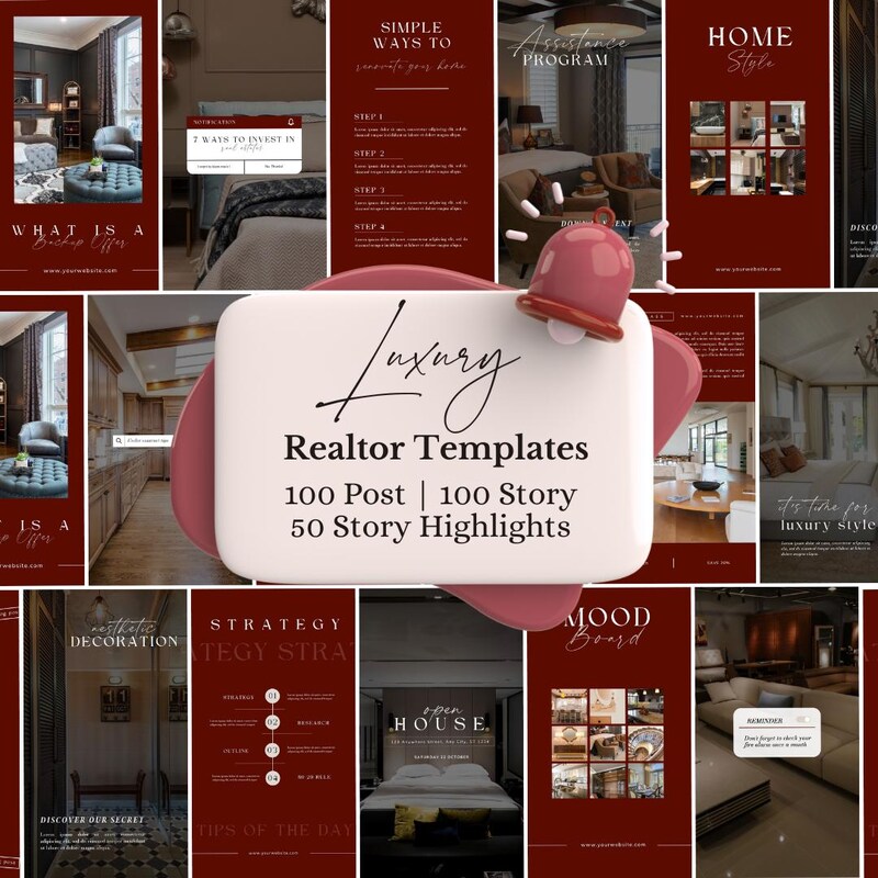 Real Estate Highlight Covers - Etsy