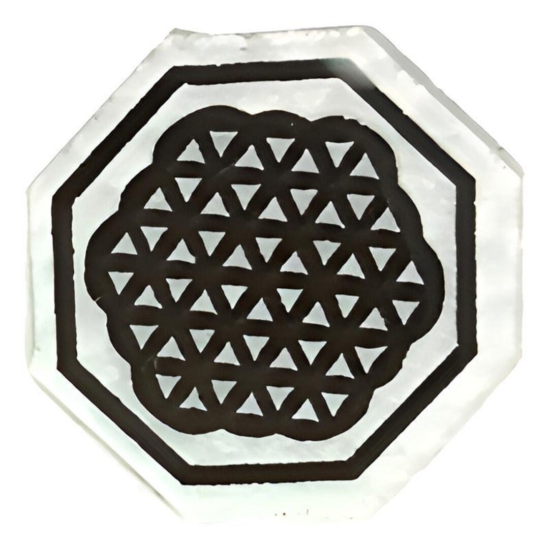 Flower of Life Ritualized and Serenaded Symbol Amulet - Etsy