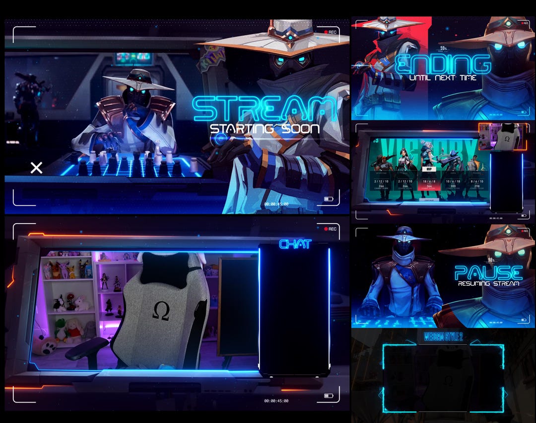 Valorant Cypher Stream Pack Animated - Complete Package Compatible With ...