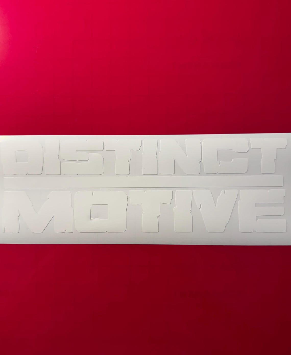 DISTINCT MOTIVE Car Decal Vinyl - Etsy