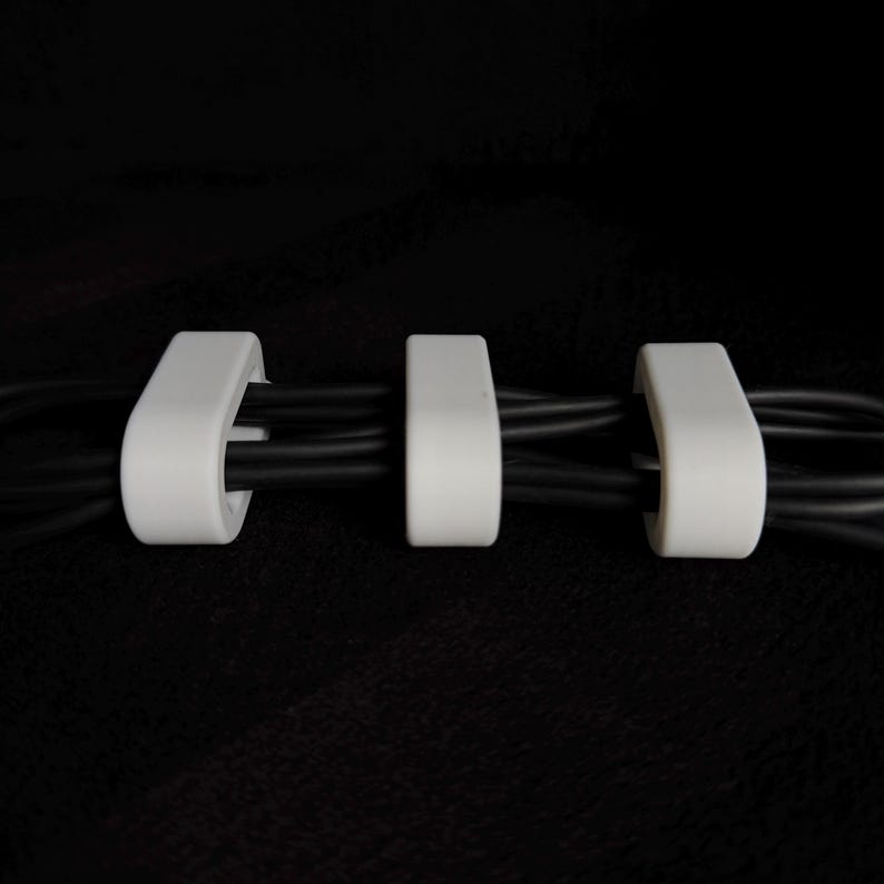 3D Printed Cable Clips Set | Wire Organizer Clips | Small/medium/large ...