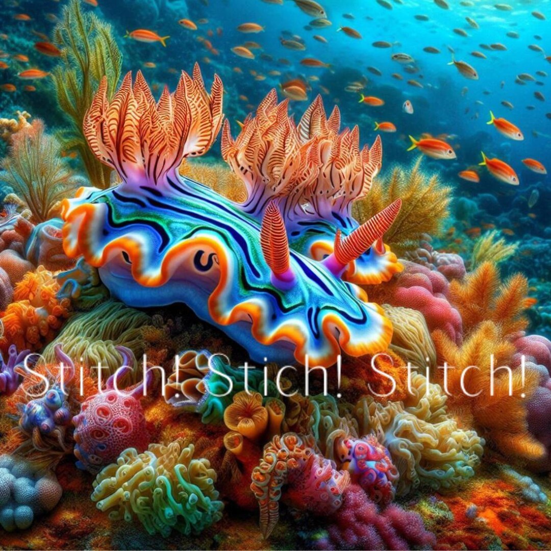 PDF [dreaming Nudibranch] Cross Stitch Pattern | Pattern Keeper | 25ct ...
