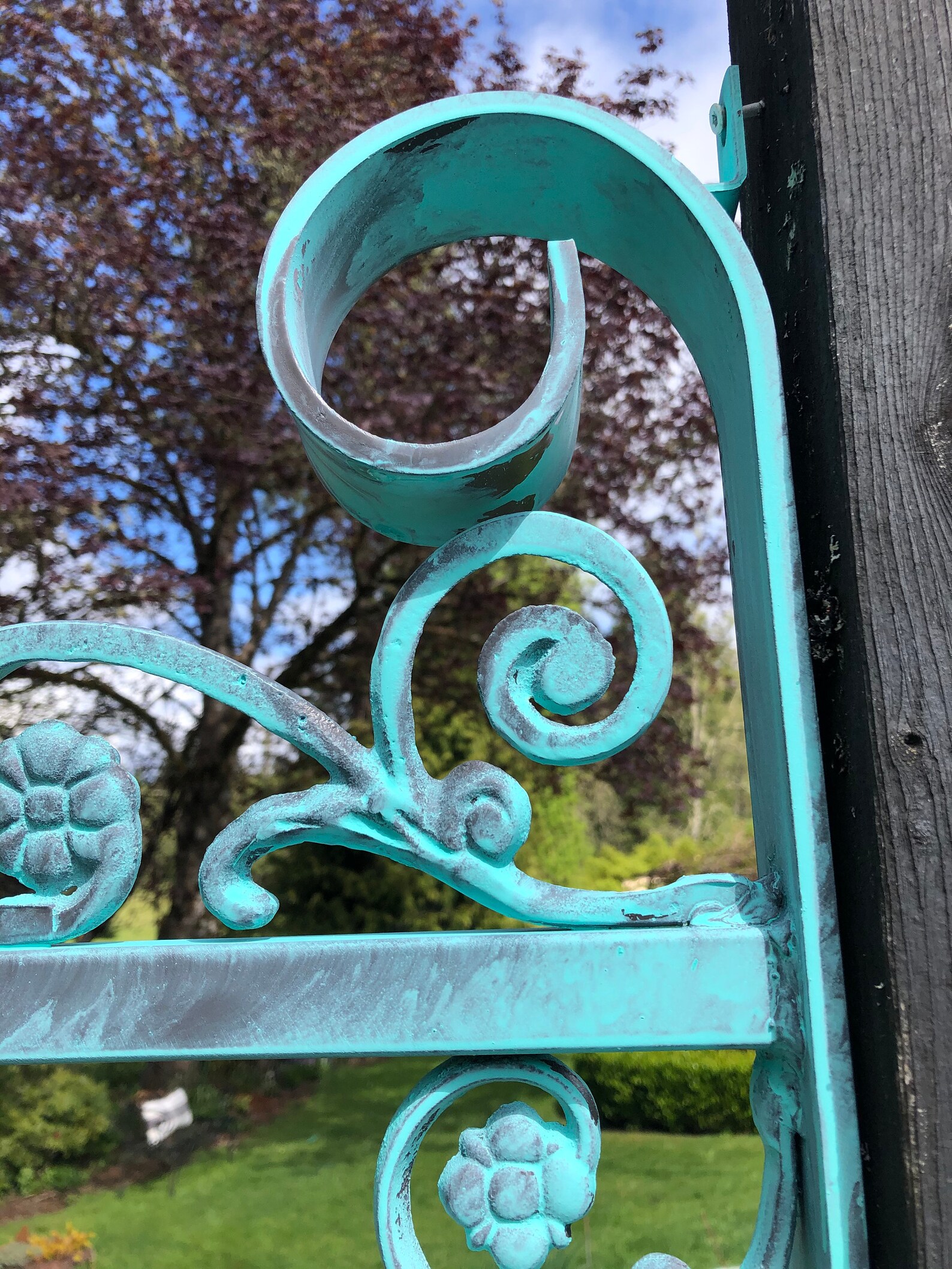 Metal Plant Hanger Wall Bracket/deck Post Hanger/hanging | Etsy