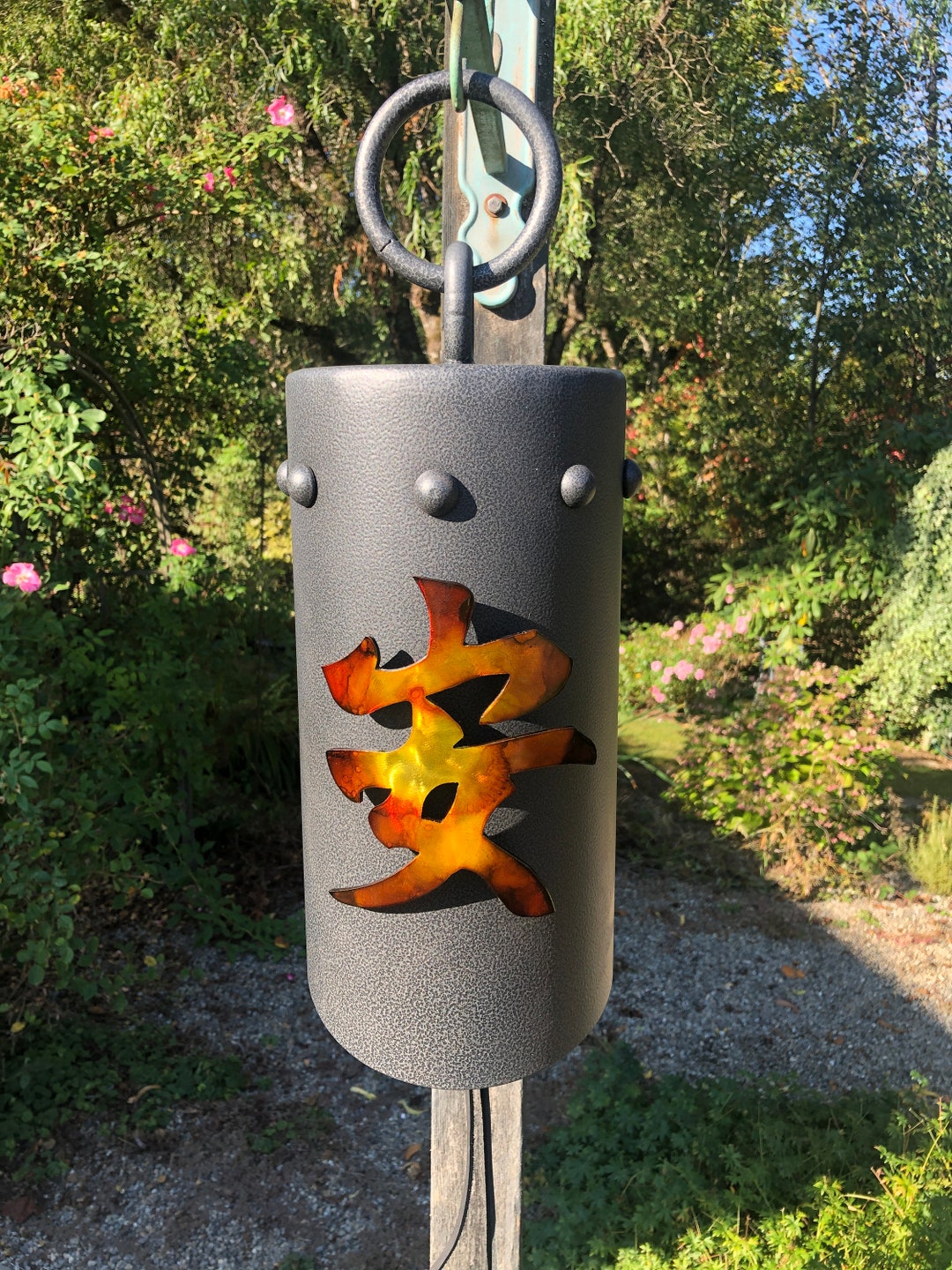 Japanese Garden Bell With Kanji Symbol for - Etsy