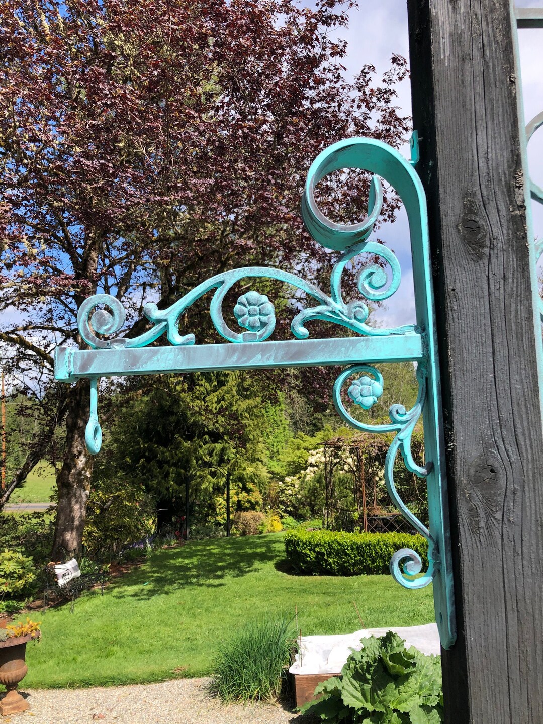 Metal Plant Hanger Wall Bracket/deck Post Hanger/hanging Basket Bracket ...