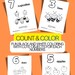 Numbers 1-10 Coloring Pages for Kids – Cute Count and Color Activity ...