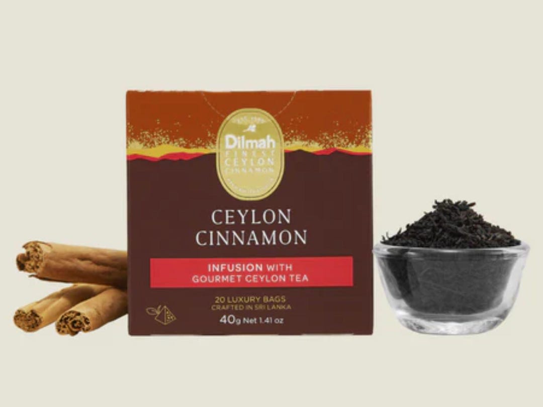 Ceylon Cinnamon Infusion With Gourmet Ceylon Tea-20 Luxury Bags (6 Pack ...