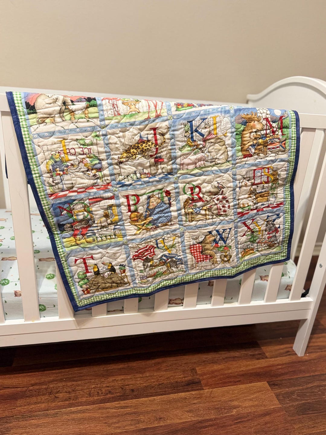 ABC Alphabet Baby Quilt - Etsy