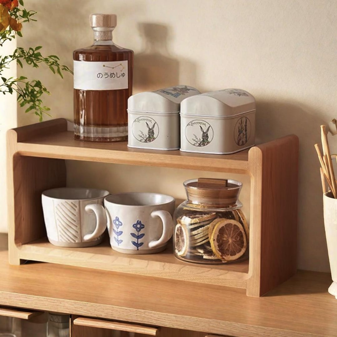 Desktop Coffee & Tea Cup Organiser,desk Organizer,side Table,shelf ...