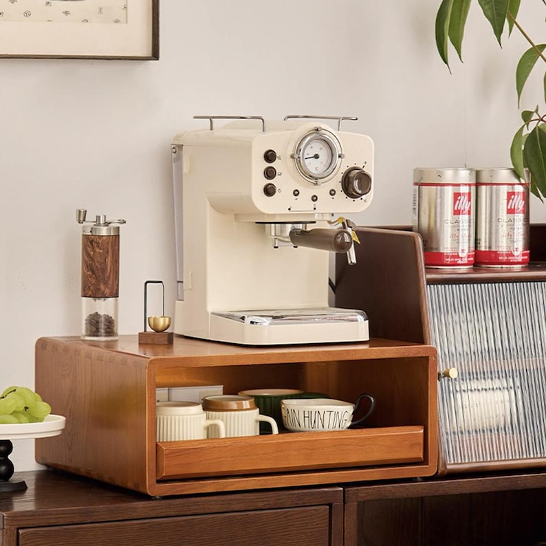 Modern Coffee Cup Storage,coffee Capsule Rack Solid Wood Coffee Rack ...