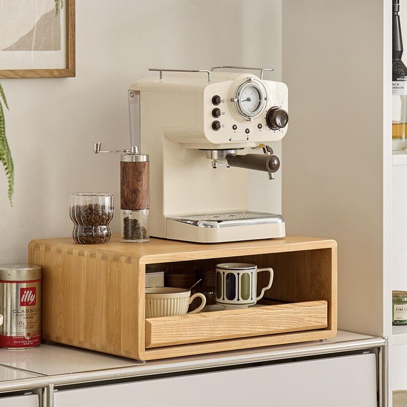 Modern Coffee Cup Storage,coffee Capsule Rack Solid Wood Coffee Rack ...