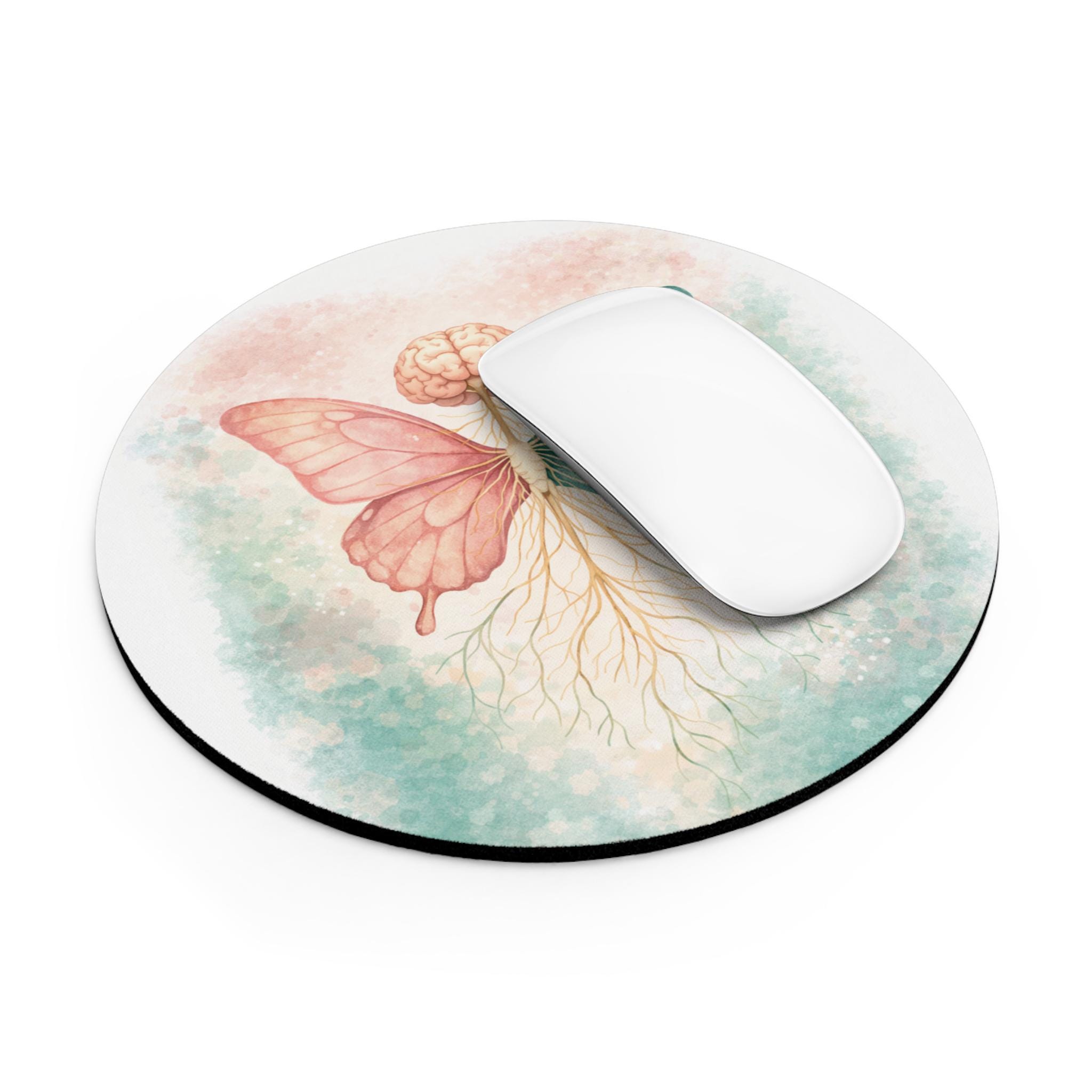 Butterfly Brain Mouse Pad | Nervous System Healing Art | Neuro Physical ...