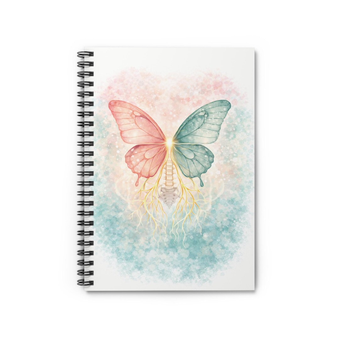 Pelvic Floor Butterfly Notebook Spiral Notebook | Physical Therapy ...