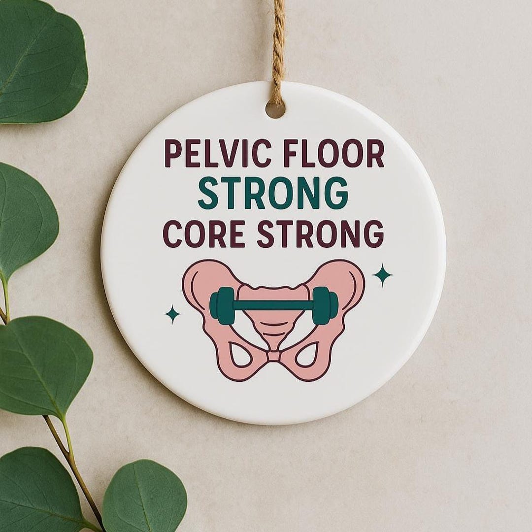 Pelvic Floor Ornament – Funny Physical Therapy Gift, Women’s Health PT ...