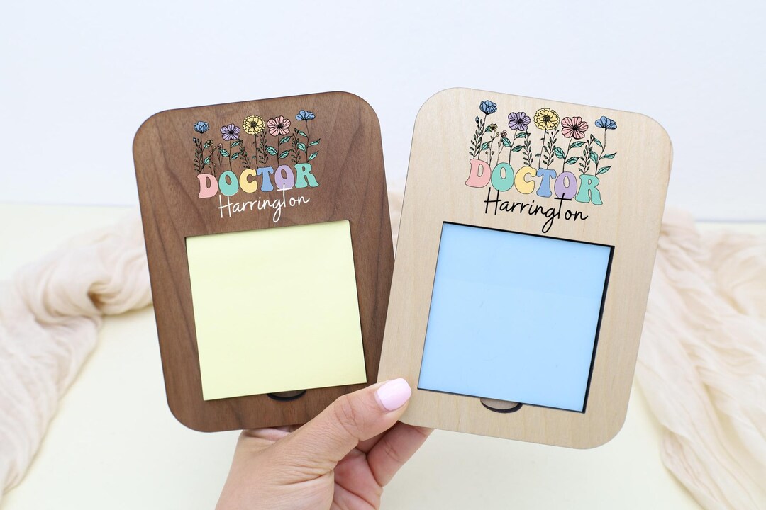 Doctor Sticky Note Holder, Doctor Desk Accessory, Doctor Appreciation ...