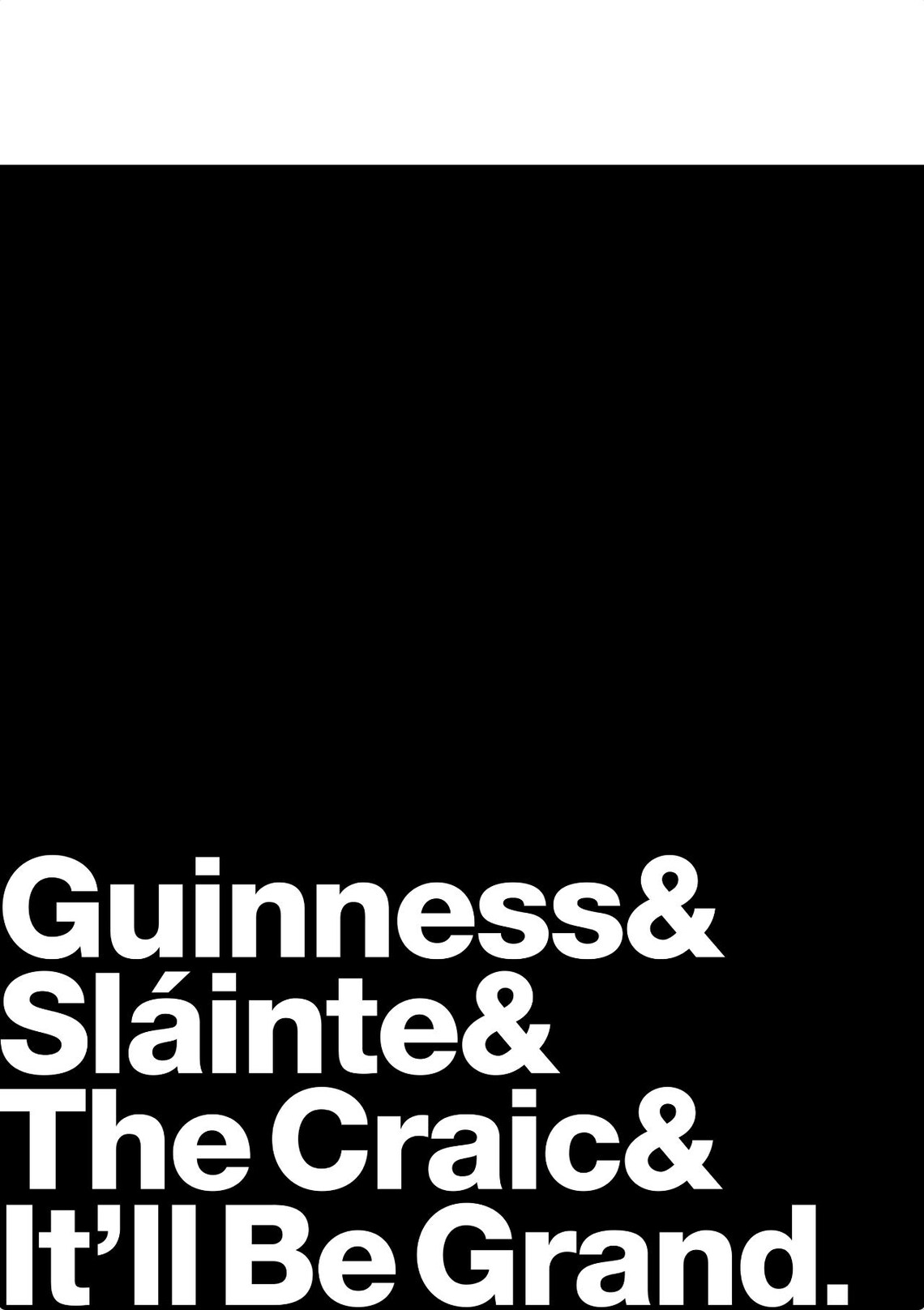 Irish Minimalist Poster - Etsy
