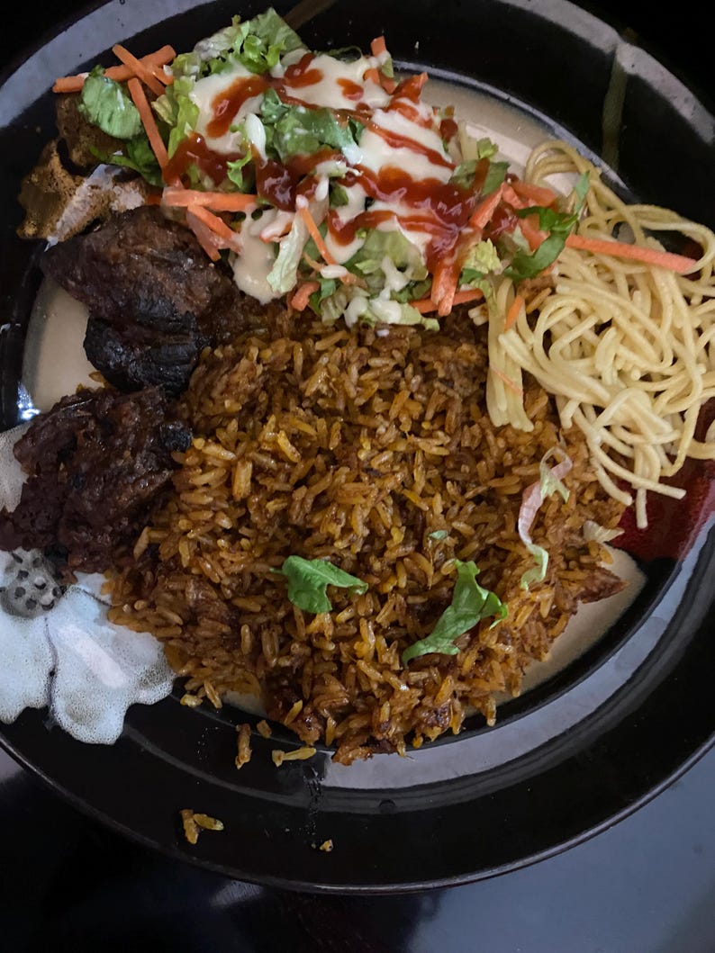 Jollof/ghana Jollof/yummy Tasty Jollof Rice - Etsy
