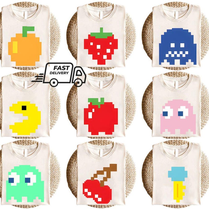 Pac Man Group Halloween Costumes - Etsy