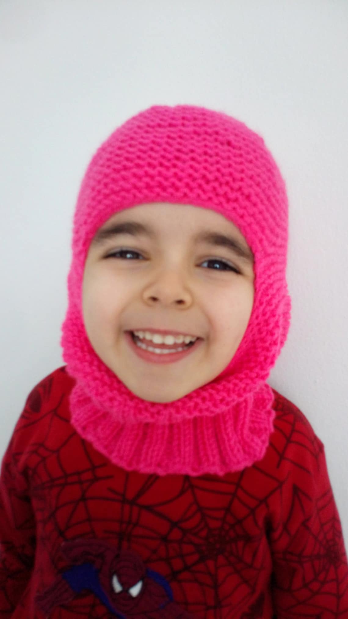 Pink Knitted Ski Hat-unisex Berets-snow Hat Face Mask-winter - Etsy