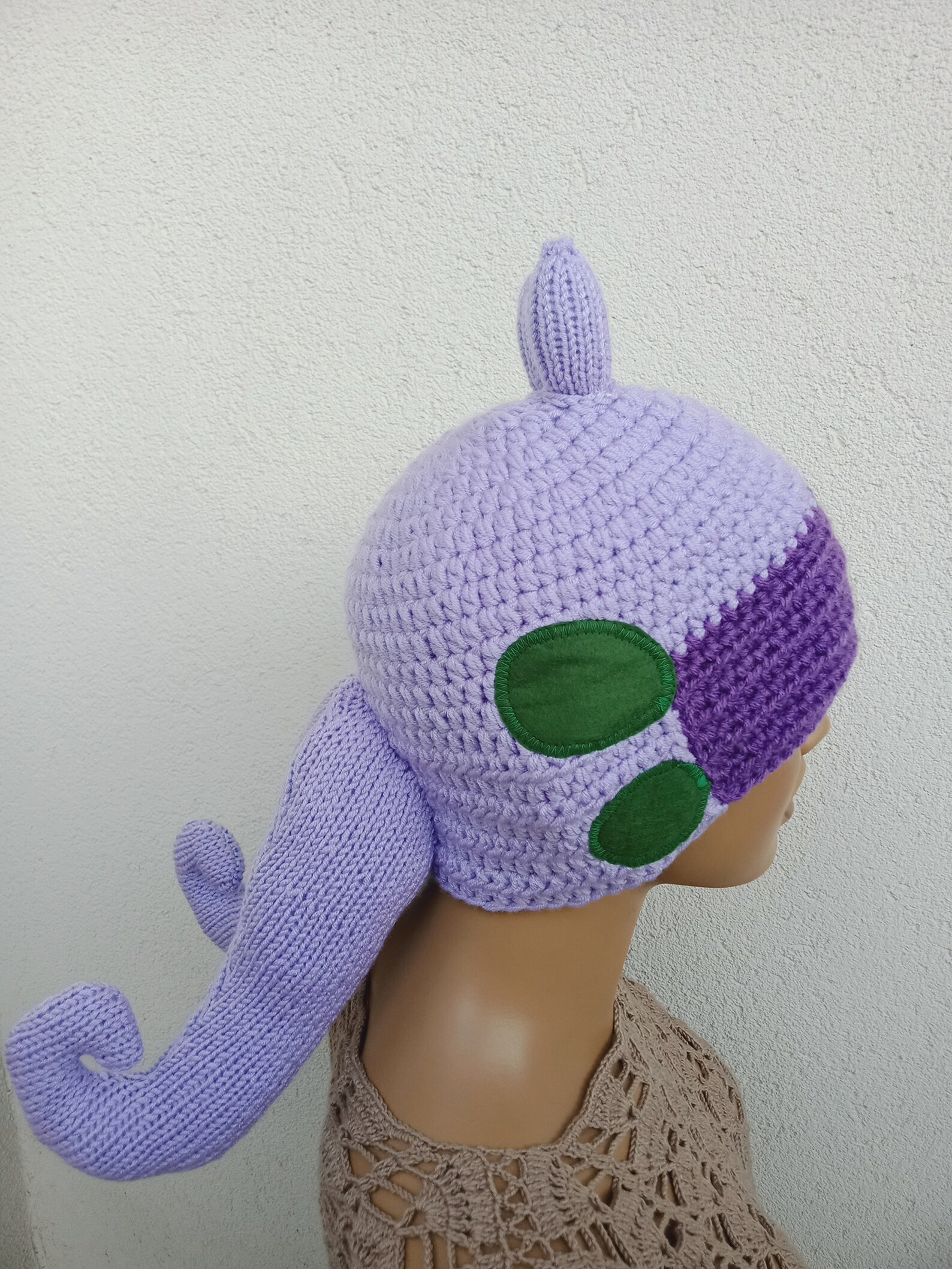 Goodra Hat Inspired Crochet Hat,goodra Hat Hat - Etsy