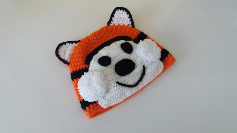 Hobbes Tiger Hat-tiger Hat -knitting Baby Hat - for Baby or Toddler-boy ...