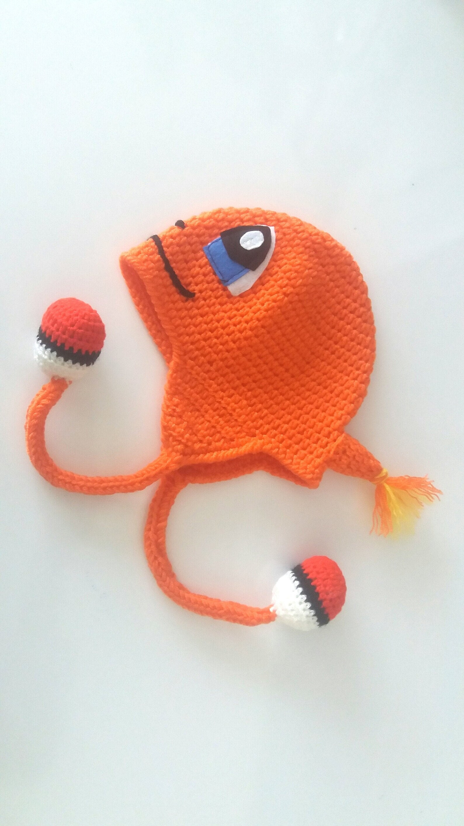 Charmander Inspired Crochet Hatcharmander Hat Pokemon Go | Etsy