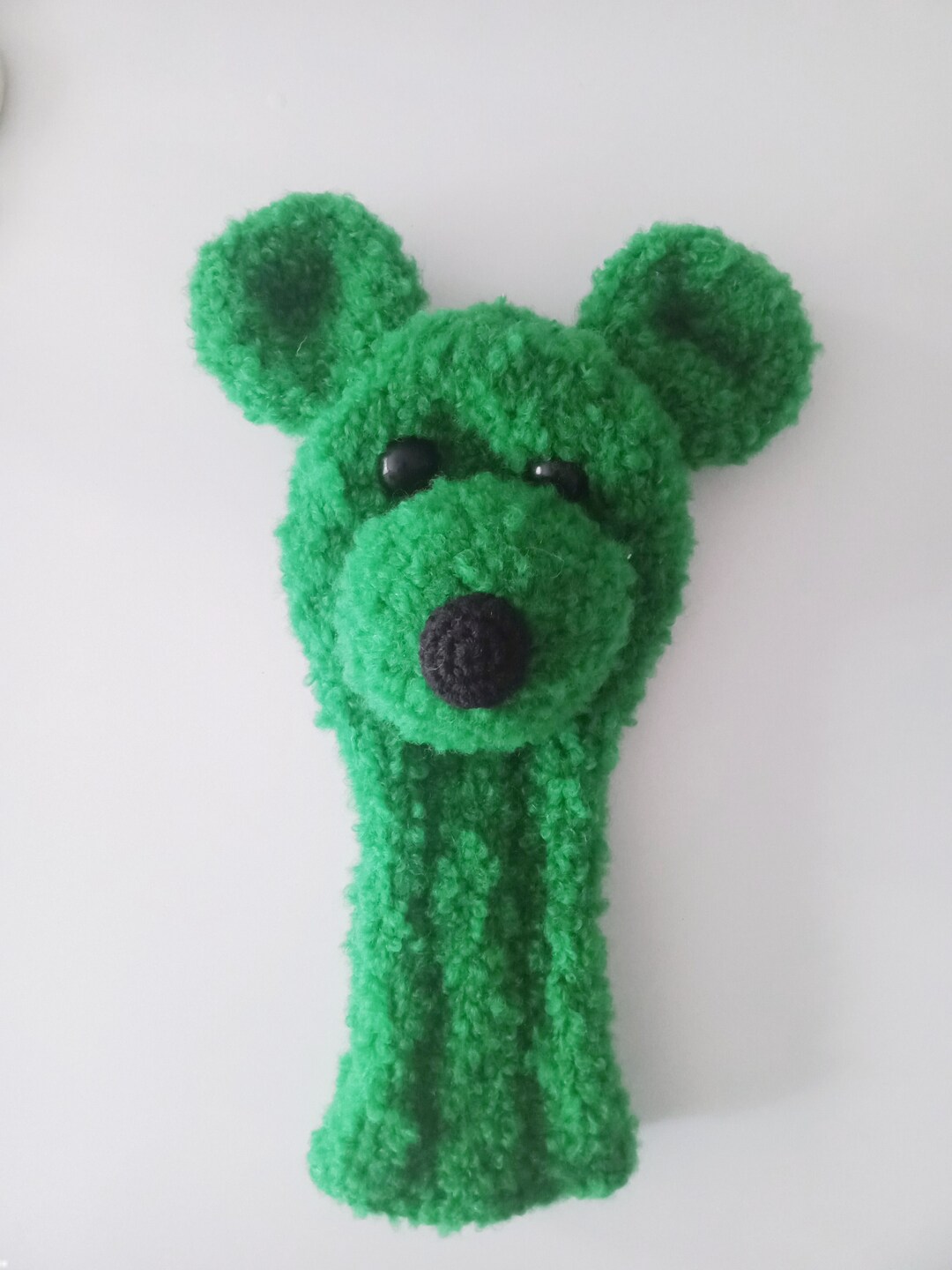 Crochet Bear Golf Club Cover,knit Driver Covers,golf Club Socks ...